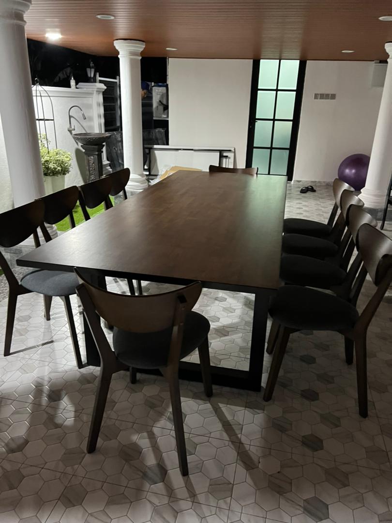 Dallas Table made of Rubberwood Dining Table Office Table Computer Desk ...