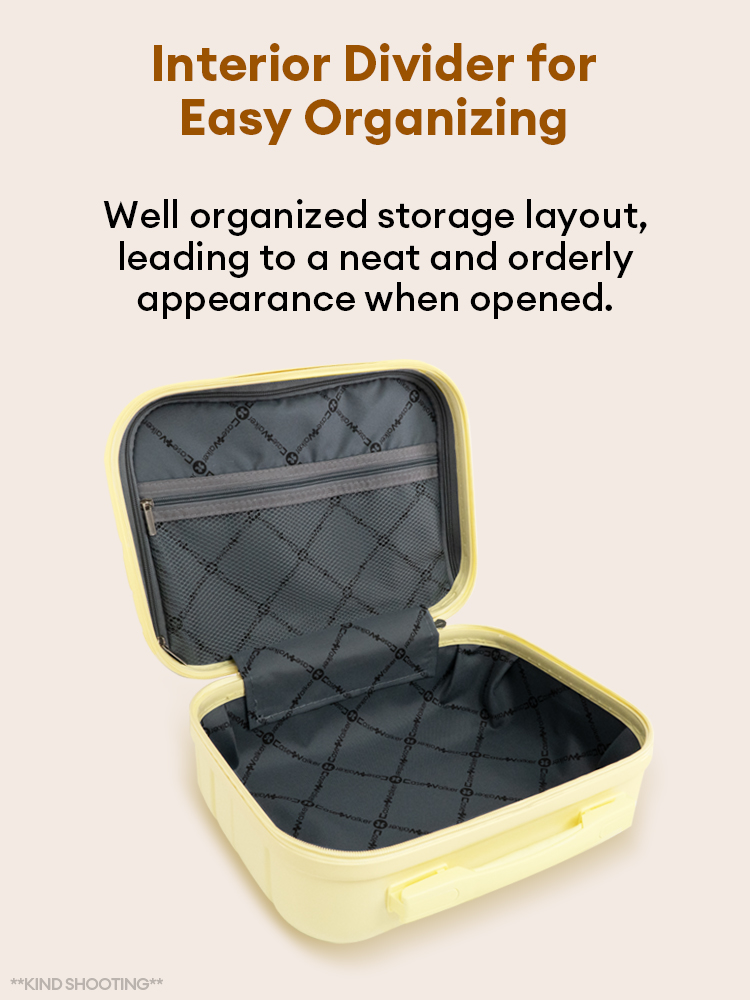 Case Valker Anna 14 inches PC+ABS Cosmetic Case Travel Luggage Bag (14 ...