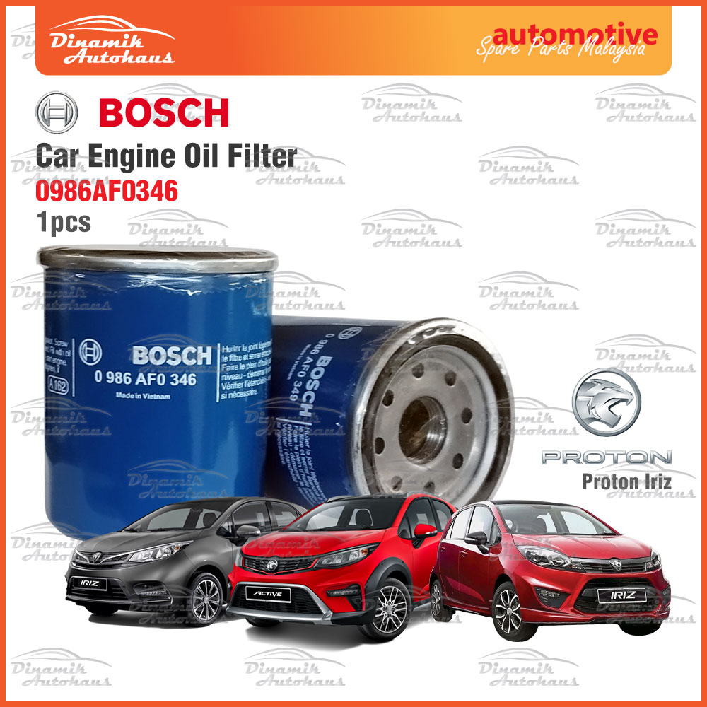 Proton Iriz Car Engine Oil Filter Penapis Minyak Enjin Kereta Bosch ...
