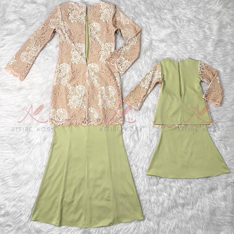 🔥(SIZE 34-60) TEMA SEDONDON BAJU KURUNG SAGE GREEN RAYA 2025 | BAJU ...