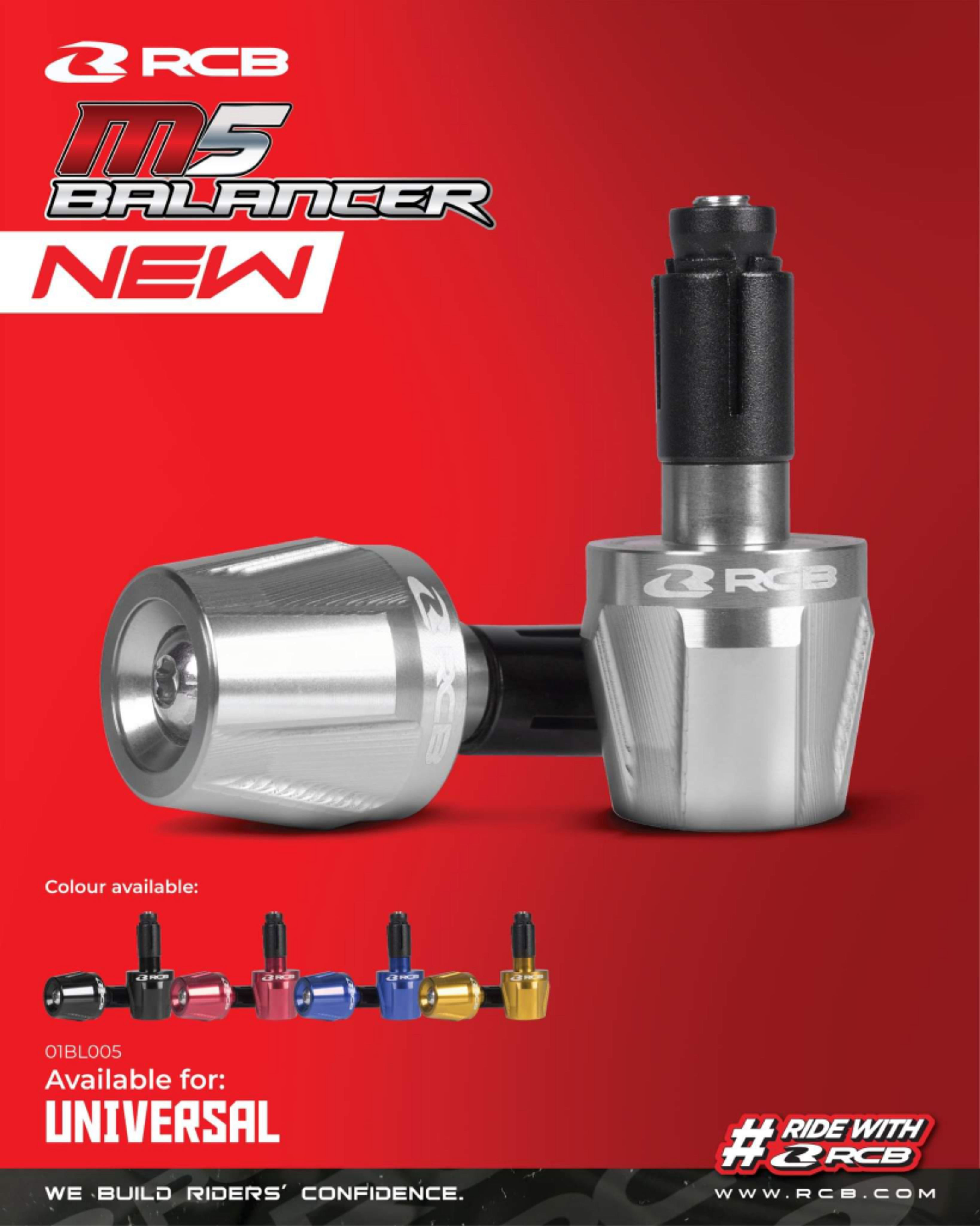 2024 RCB UNIVERSAL M5 BALANCER CNC HANDLE BALANCER END BALANCER GOLD ...