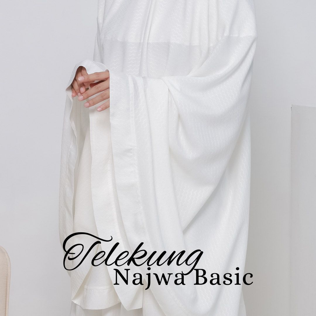 [NAJWA BASIC] Sepasang telekung dan kain sahaja NO BOX NO TASBIH ...