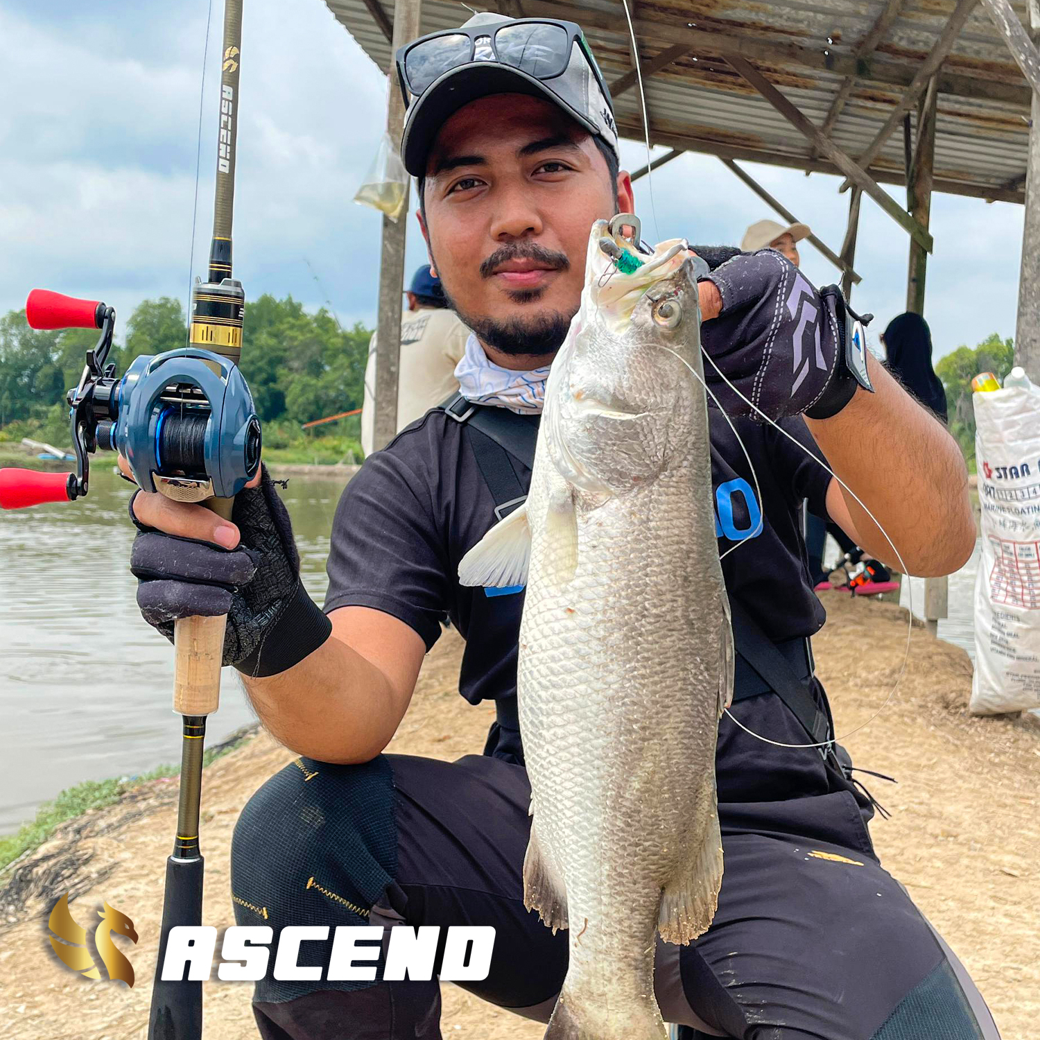 EXP ASCEND ROD 2 PCS Fishing Rod Medium Light Weight Bait Casting BC ...