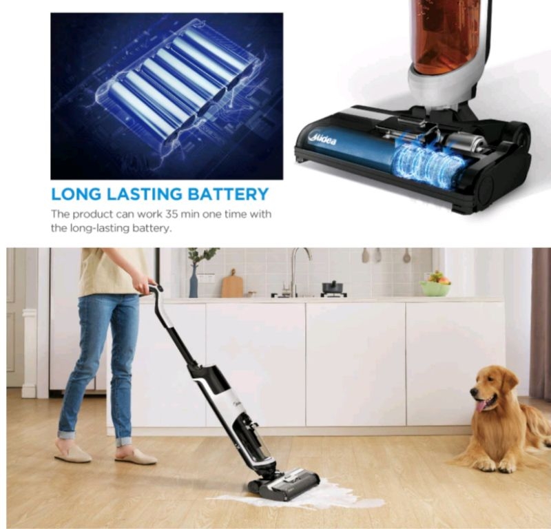 Midea MVC-X6 Floor Cleaner 3 In 1 /干湿吸尘机 Floor Washer Wet & Dry ...