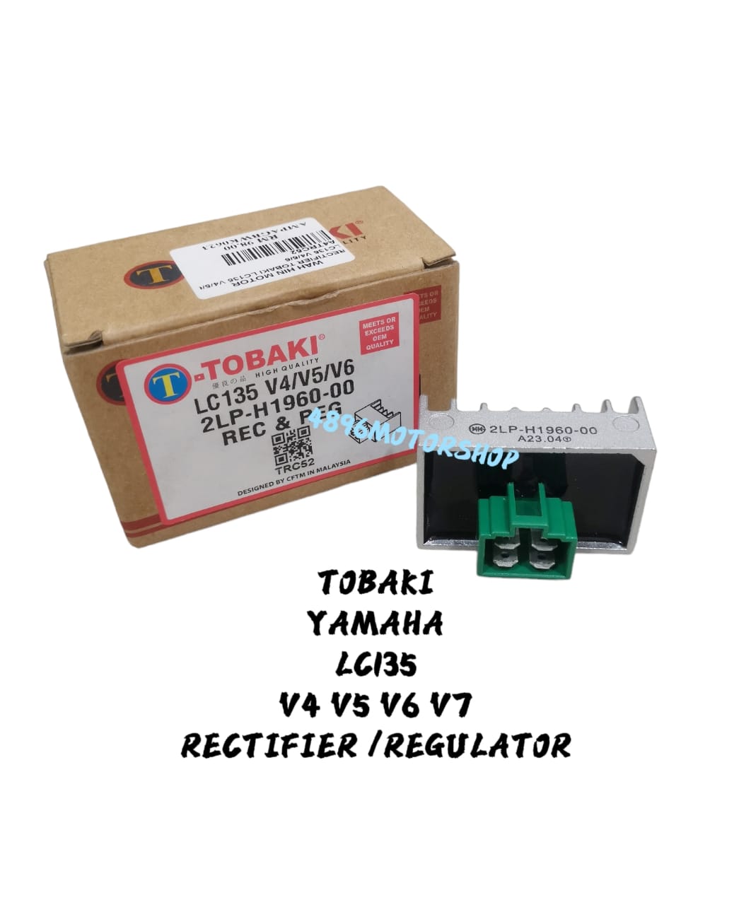 100% ORIGINAL TOBAKI YAMAHA LC135 V1 V2 V3 V4 V5 V6 V7 RECTIFIER ...