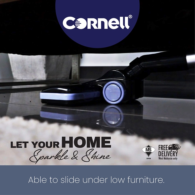 Cornell Blue Bae Series 2 in 1 Portable Handheld Vacuum Cleaner Bagless ...