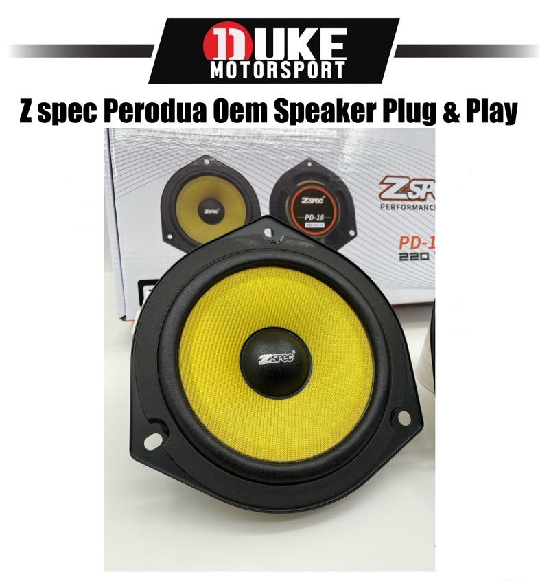 Z spec Perodua Oem Speaker Plug & Play For Perodua Axia Alza Myvi Bezza ...