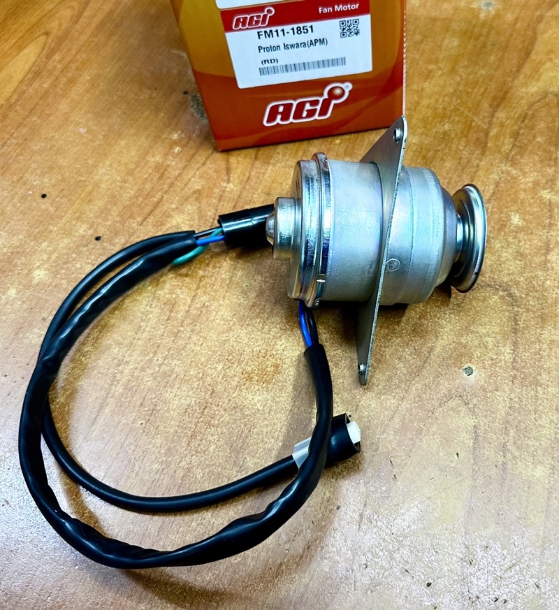 PROTON ISWARA SAGA LMST (APM TYPE) RD RADIATOR FAN MOTOR FM11-1851 AGI ...