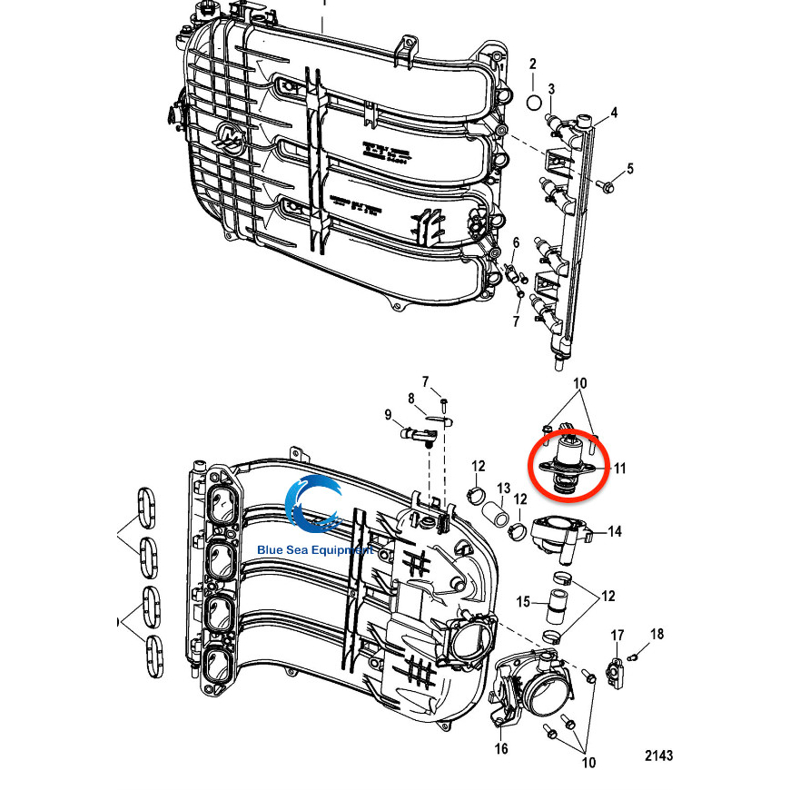 Original IAC Valve 75HP / 90HP / 115HP / 150HP SEAPRO CT (4-Stroke ...