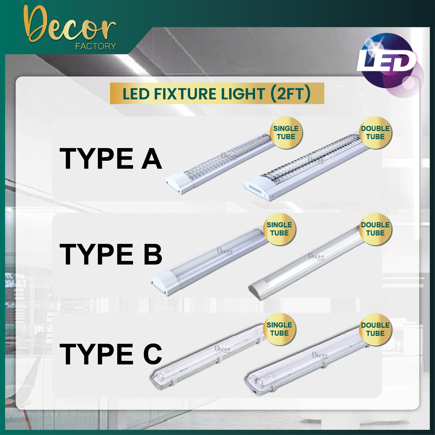 LED T8 Anti Corrosive Fitting Casing Louver Fitting Casing For T8 LED ...