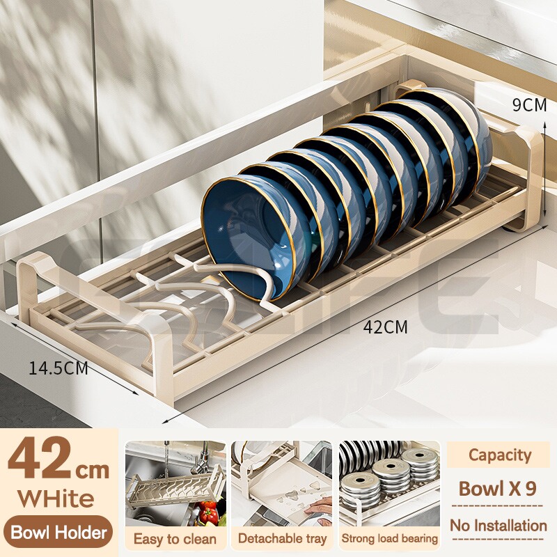 GSlife Dish Rack Kitchen Plate Holders Storager Dish Dying Rack Bowl ...