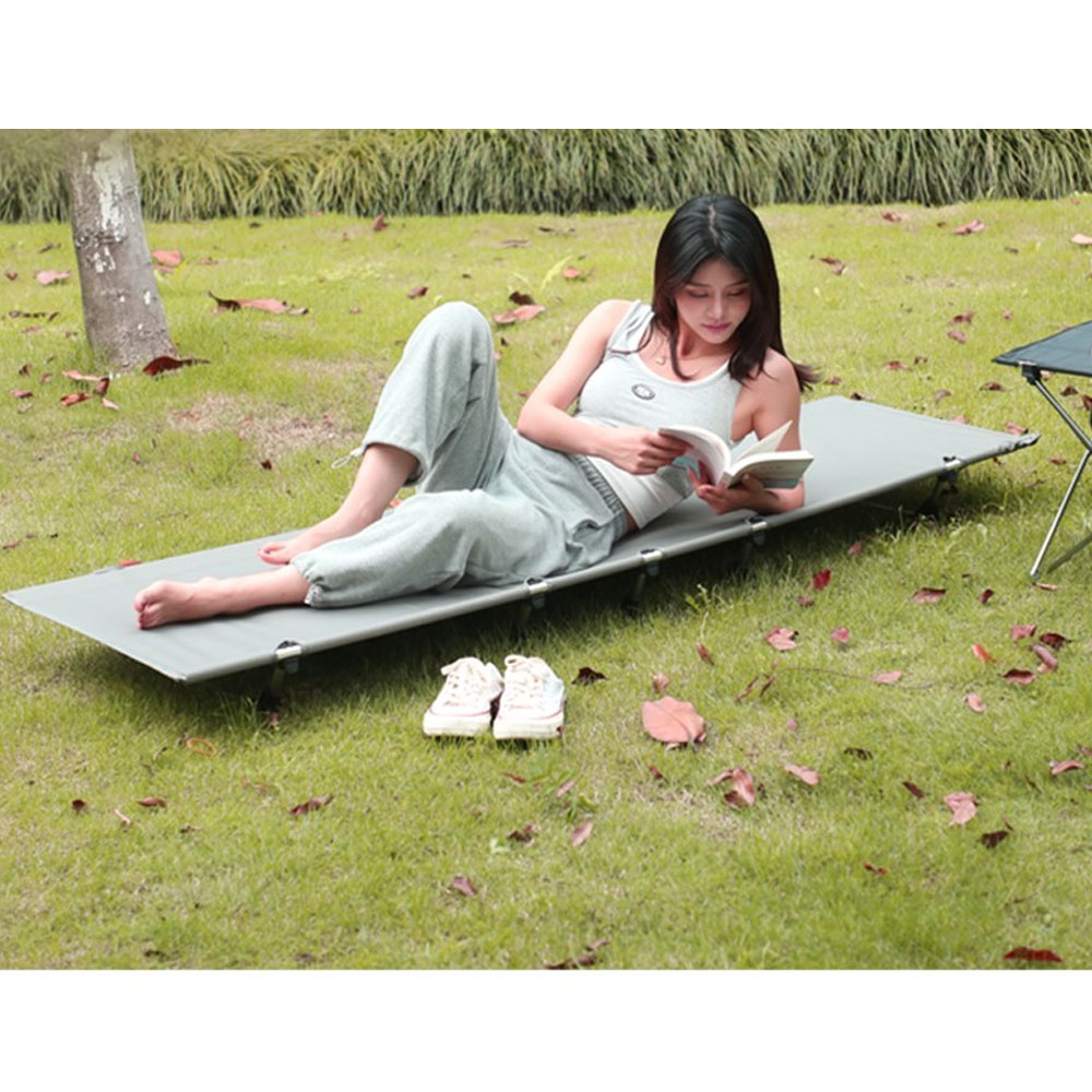 UtanKing™ Aluminum Camping Bed Outdoor Folding Camping Cot Heavy Duty ...