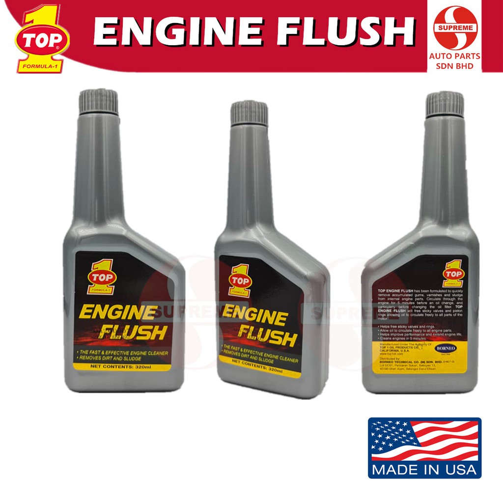 S2U TOP 1 Engine Flush Car Truck Motorcycle Machine 320ml Ubat Cuci Enjin Pembilasan Kereta Lori ...