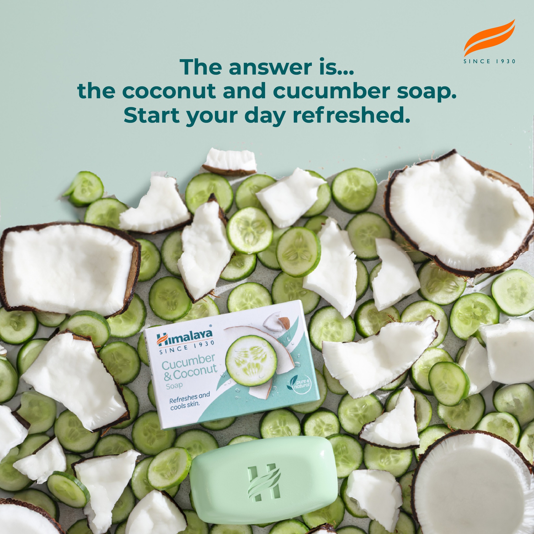 Himalaya Cucumber & Coconut Bar Soap Sabun Mandi 125G New arrival Feb ...