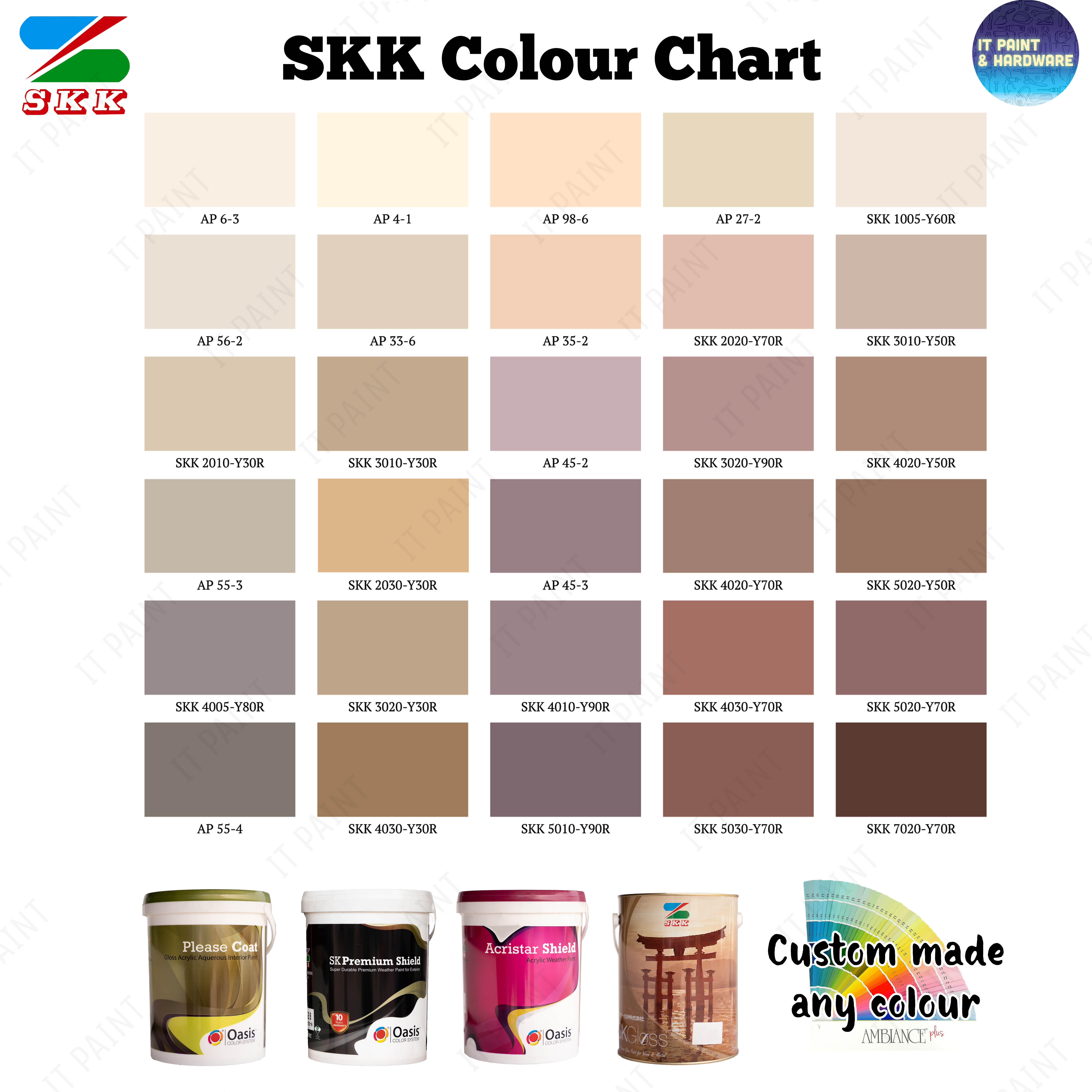 [Custom Color] 1 LITER SKK Paint Acristar Shield Weather Shield for ...