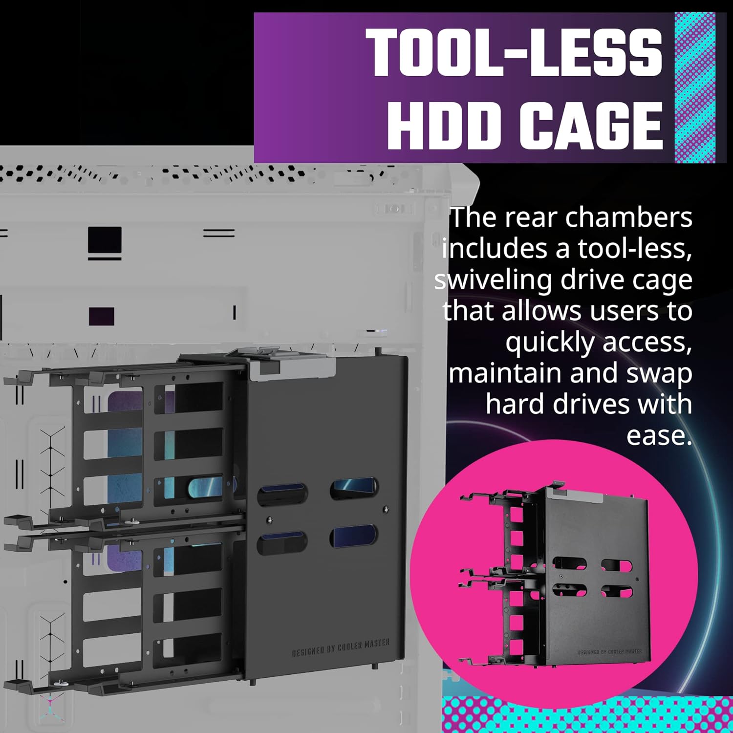 Cooler Master HAF 500 & HAF 700 EVO E-ATX High Airflow IRIS ...