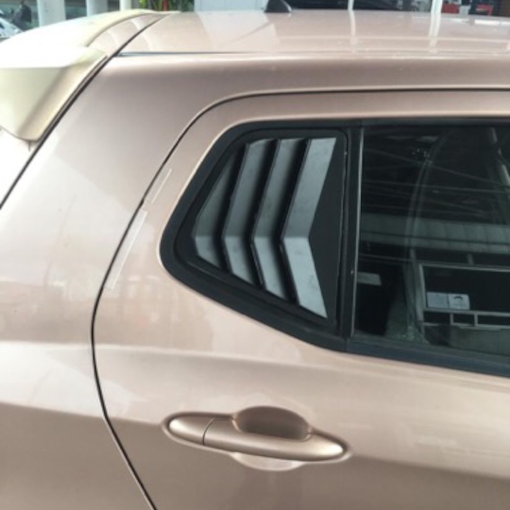 Perodua Axia Window Cover Mustang Shark Fin Sport Style Matte Black ...