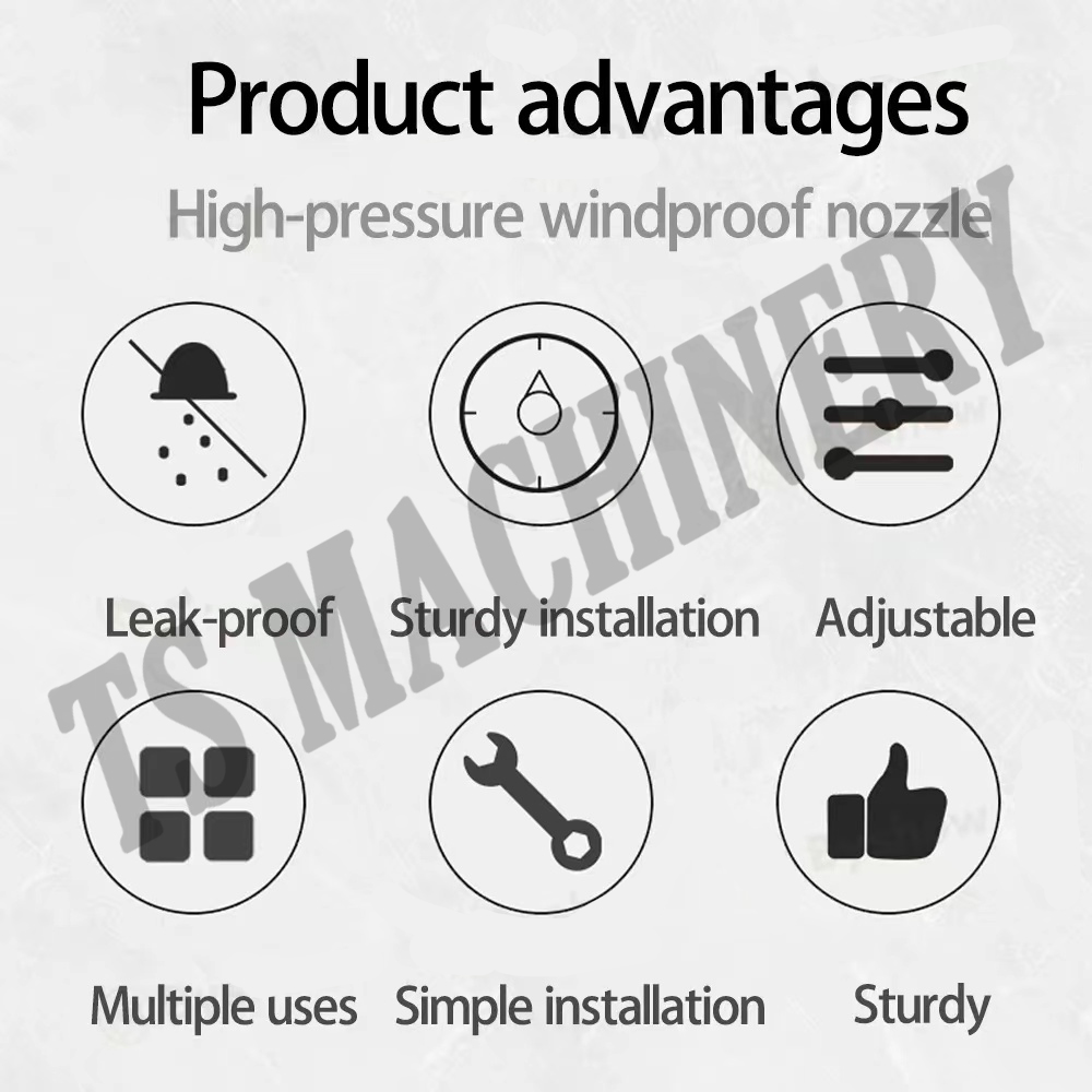 [𝐏𝐮𝐫𝐞 𝐂𝐨𝐩𝐩𝐞𝐫]Black Cyclone Agricultural Atomization Adjustable Swivel ...