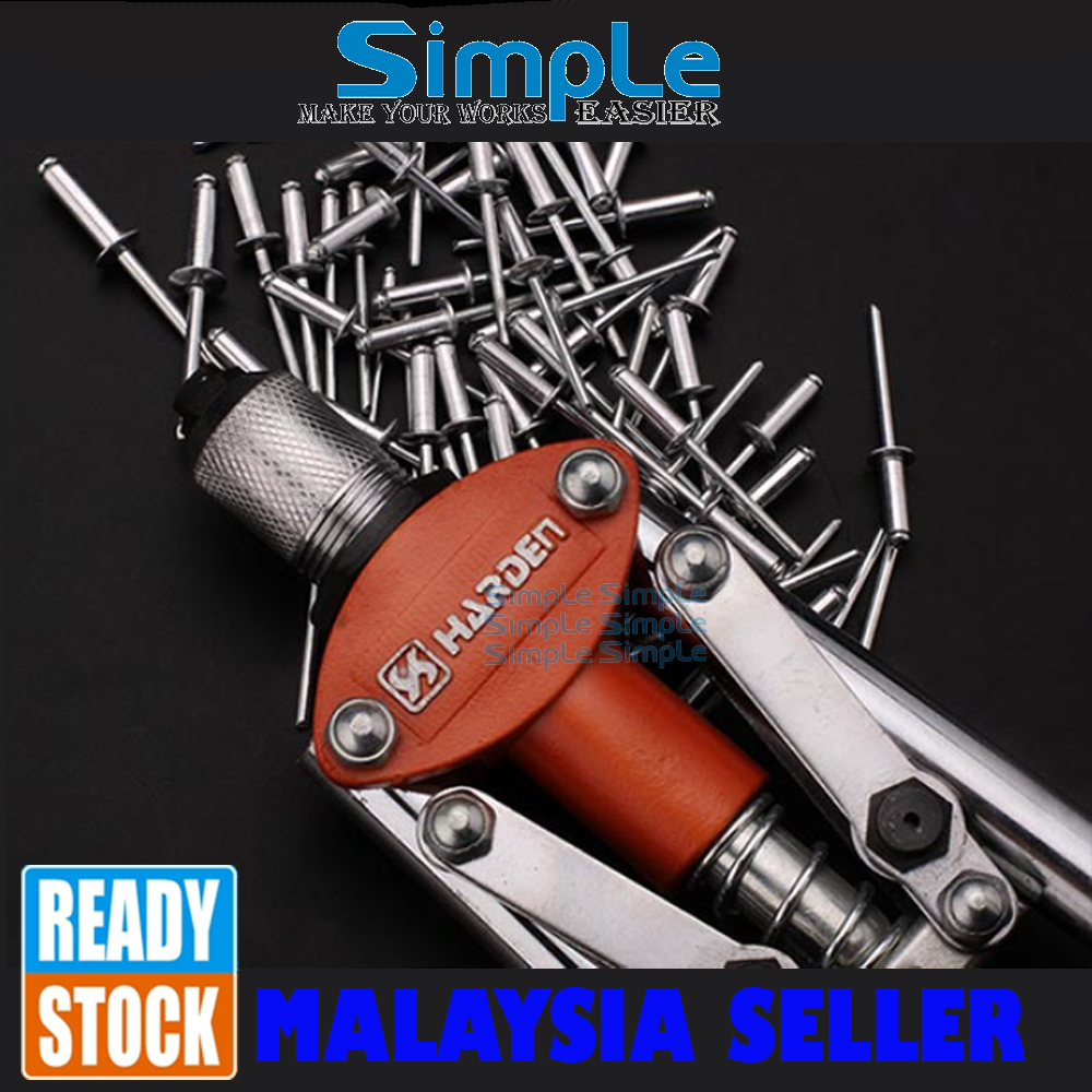 HARDEN 17″ Heavy Duty Riveter Rivet Gun Mesin Paku Tembak Rivet Nail ...