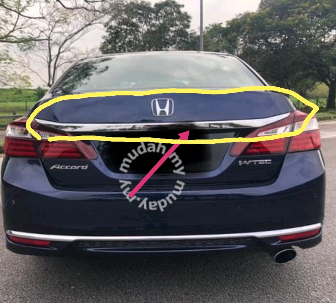 HONDA ACCORD 2016 FACELIFT T2M/9.5 GEN TRUNK LID MOULDING/GARNISH ...