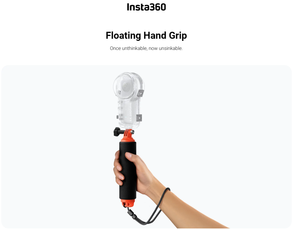 Insta360 Floating Hand Grip | Shopee Malaysia