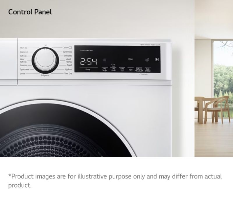 NEW LG 8kg Heat Pump Dryer with Gentle Dry & Sensor Dry RD08NHP5W ...