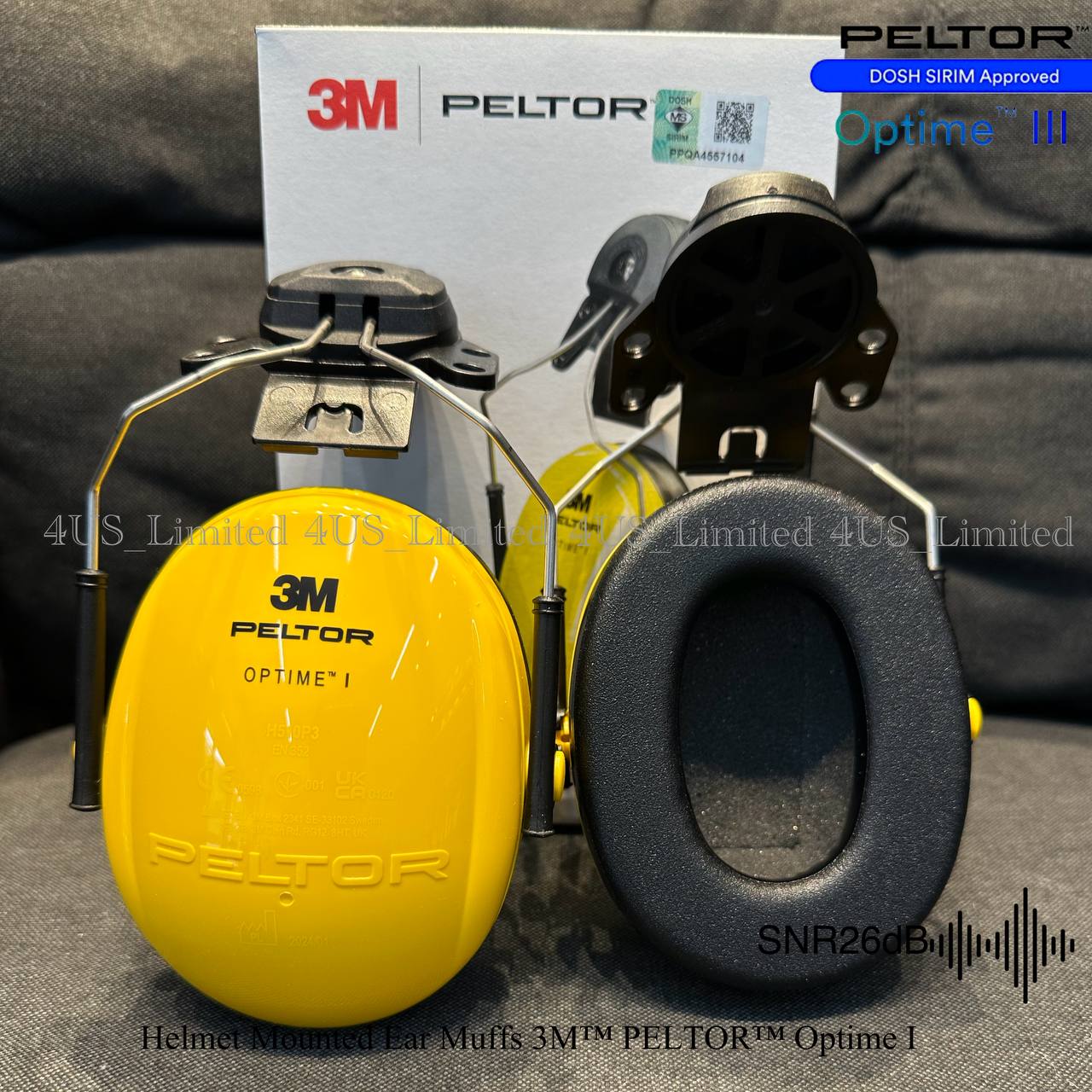 3M H510P3E PELTOR Optime I Safety Earmuffs SNR 26db | SIRIM DOSH ...