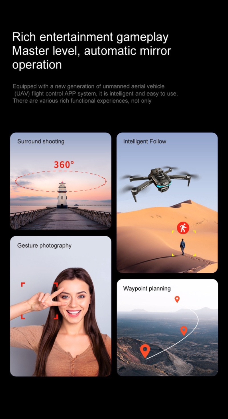 FEO Carbon V2 Max GPS Drone RC Drone 4k 1.2KM Distance 5G WiFi live ...