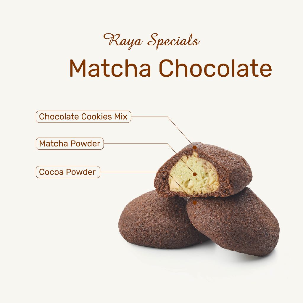 Joymom's MATCHA CHOCOLATE PREMIUM COOKIES - RAYA COOKIES Joymom's ...
