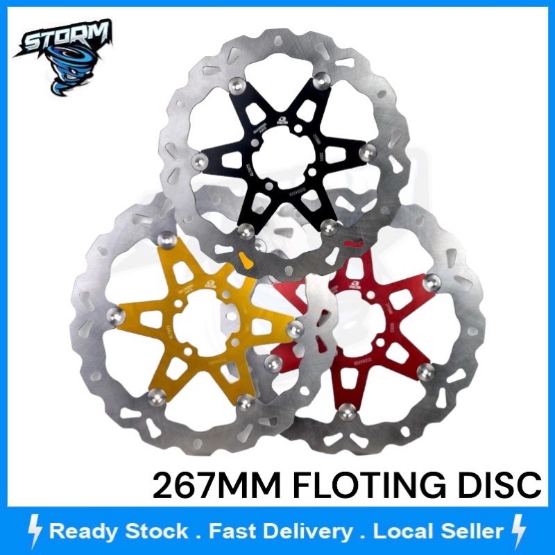 RCB RACING BOY Y125ZR LC5S S SERIES ALLOY FLOATING 267MM FRONT DISC ...