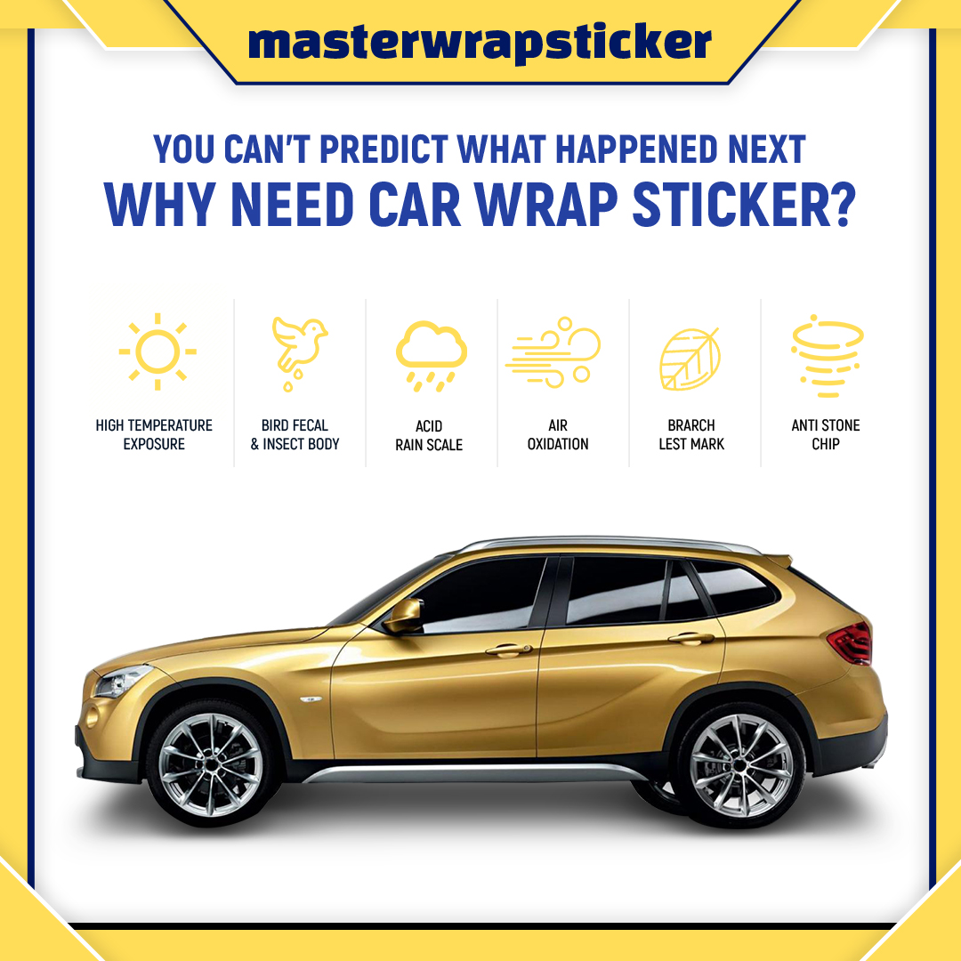 PREMIUM STICKER BONET KERETA OUTDOOR TAHAN PANAS STIKER(152CM-180CM ...