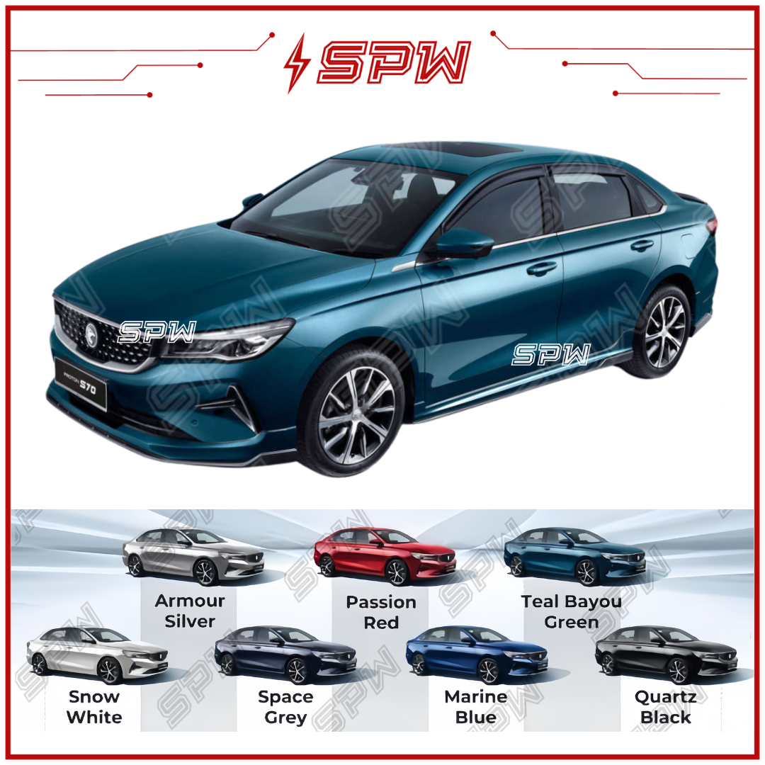 Proton S70 (2023-2025) OEM Bodykit PU Front Lip Side Skirt Rear ...