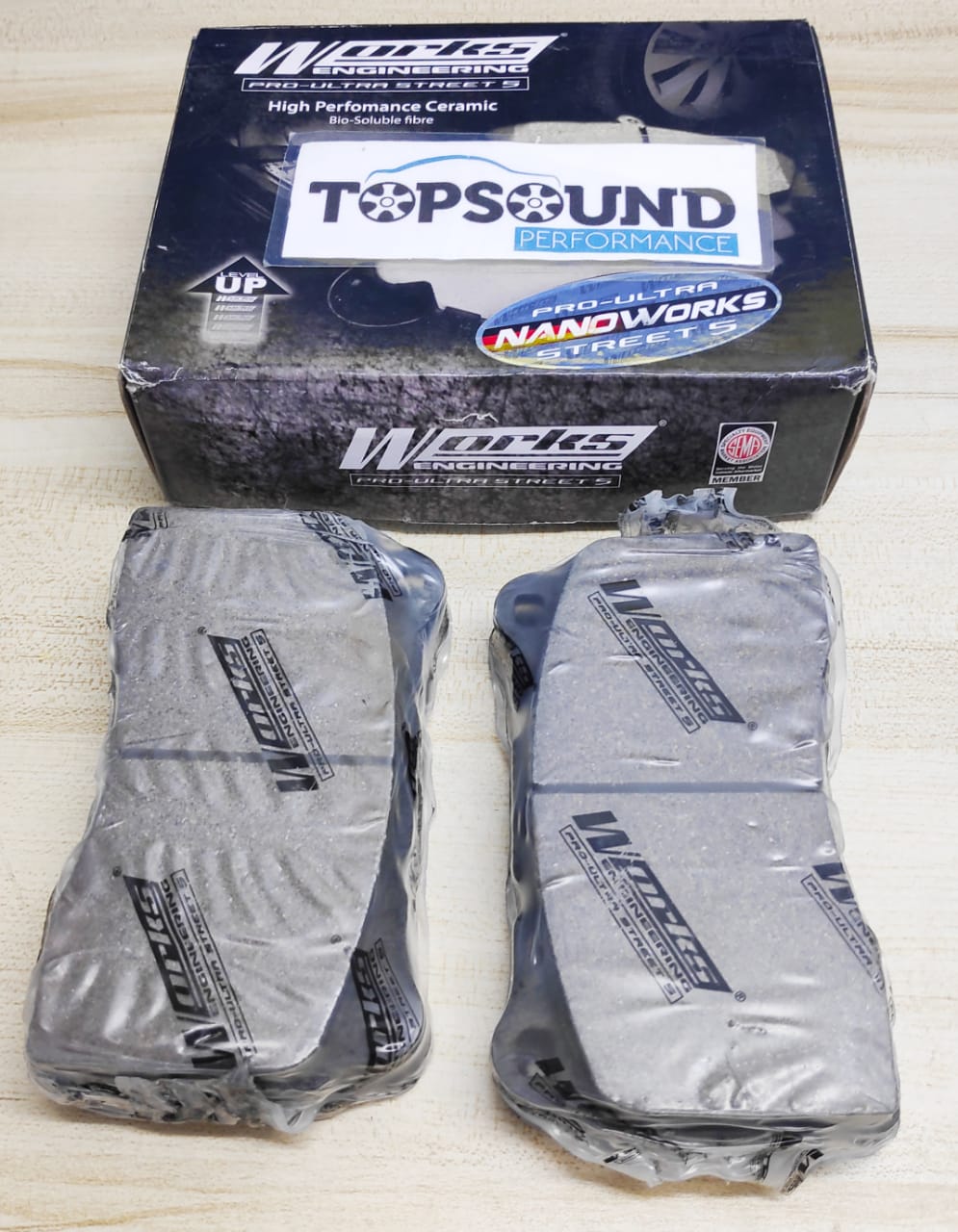 WORKS ENGINEERING PRO ULTRA STREET 5 Front Brake Pad MITSUBISHI EVO 5 ...