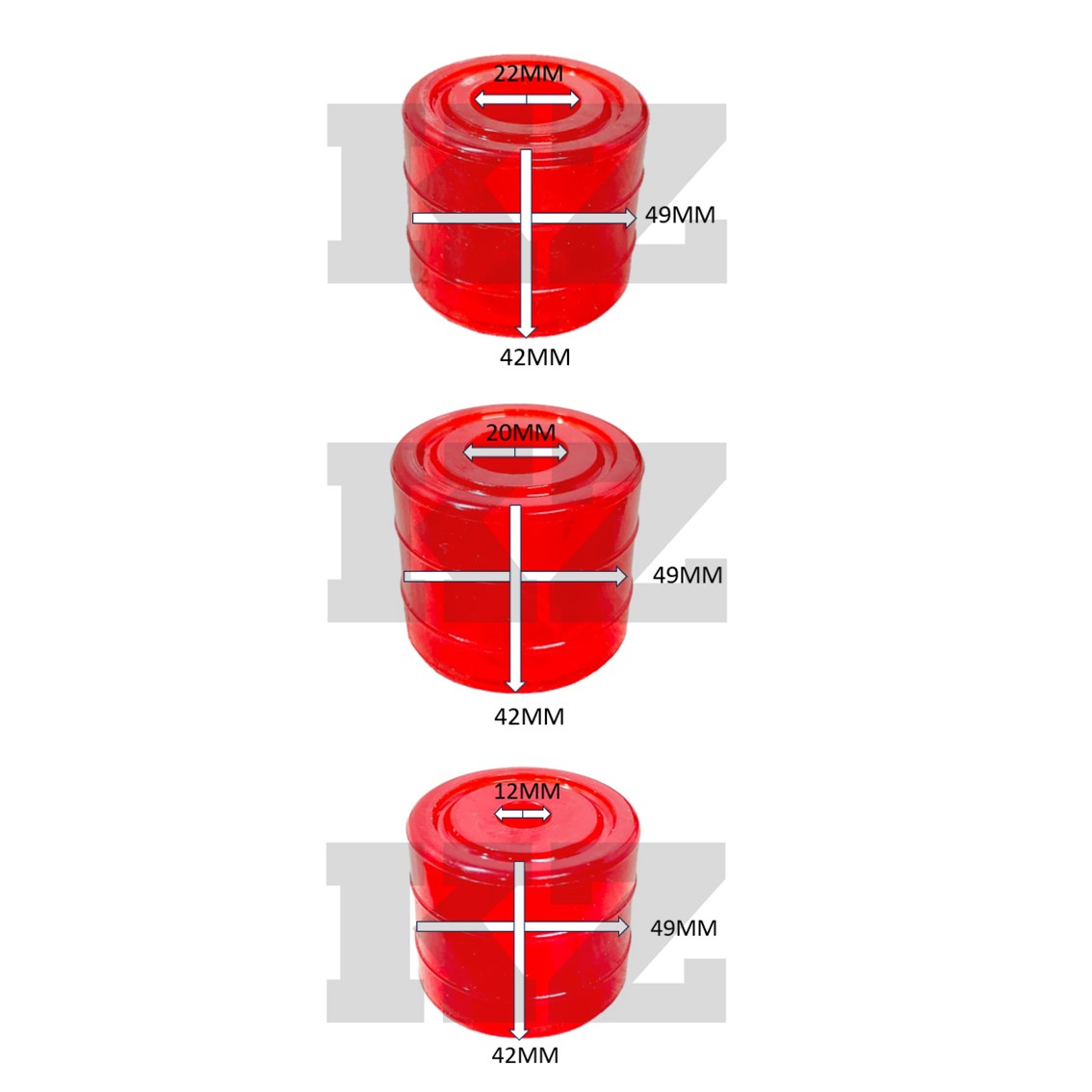 UNIVERSAL PROTON PERODUA HONDA TOYOTA - RED SILICONE ABSORBER STOPPER ...