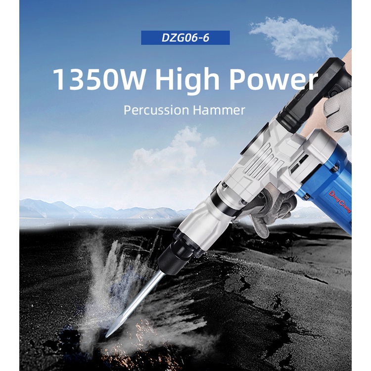 [ DONGCHENG ] DZG06-6 PERCUSSION HAMMER DEMOLITION (1350W) | Shopee Malaysia