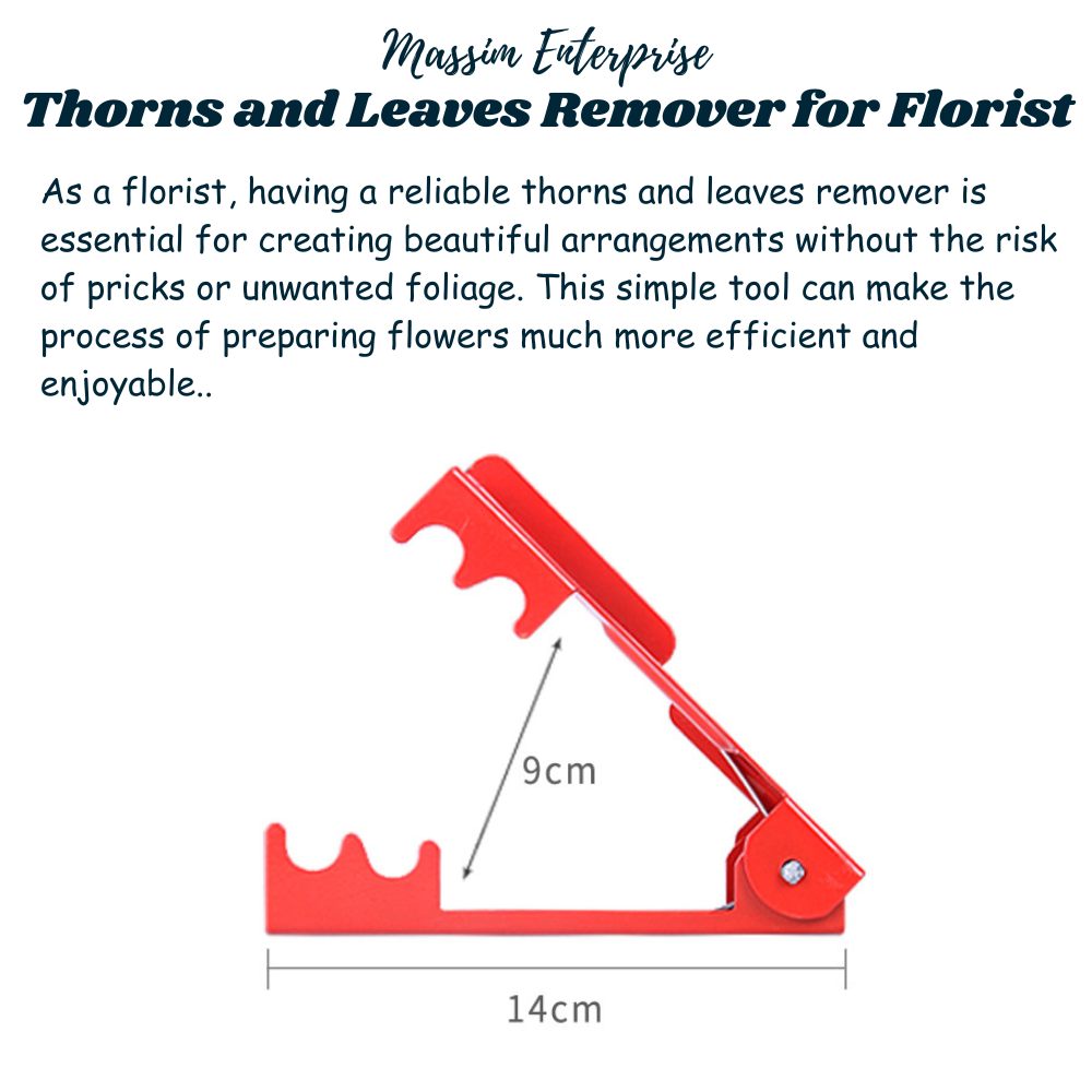 Thorn Leaves Remover Flower Cutter Stainless Steel Flower Mud Knife ...