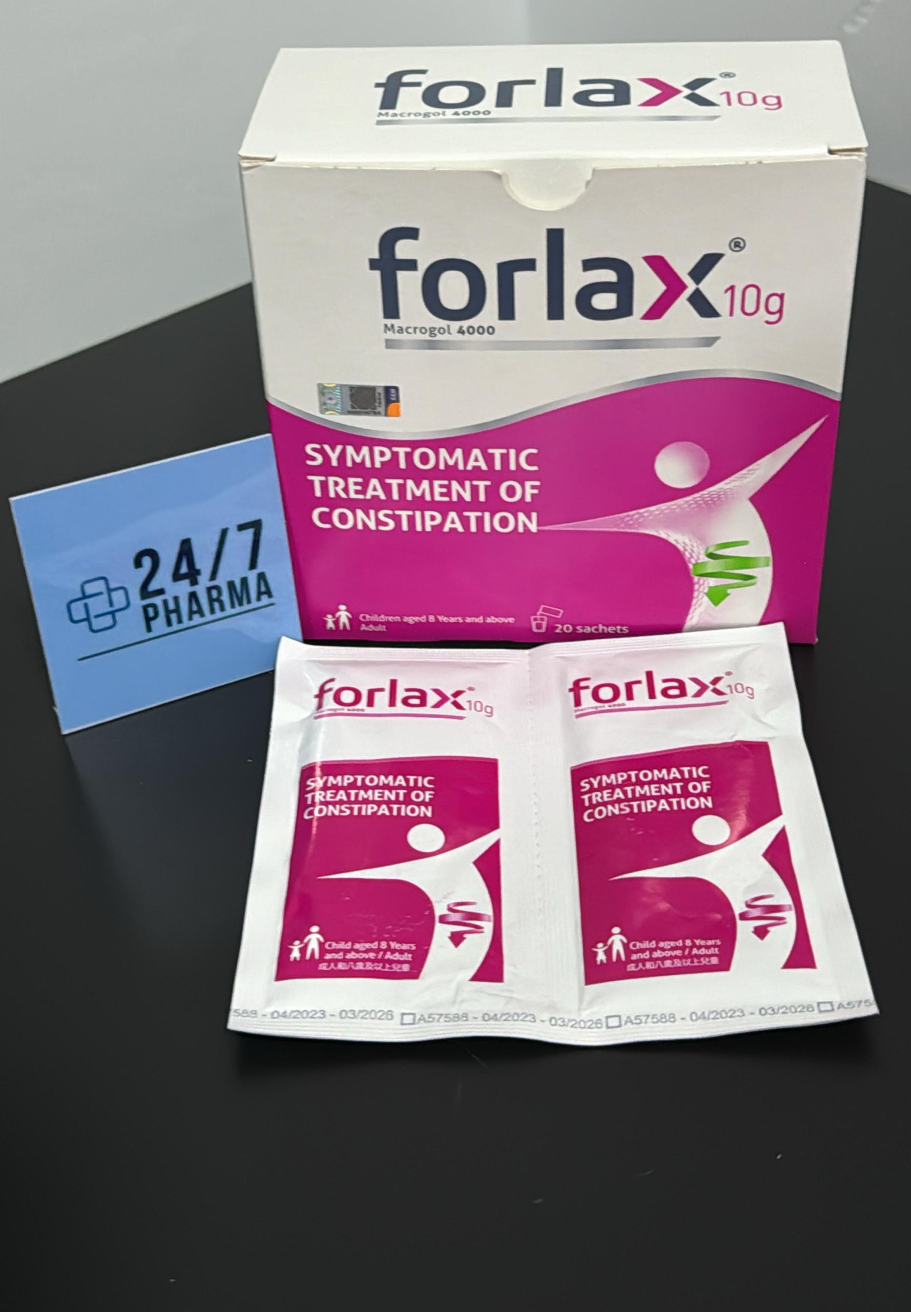 (1 Sachet) Forlax 10g Powder Oral Solution sachets Macrogol 4000 EP ...