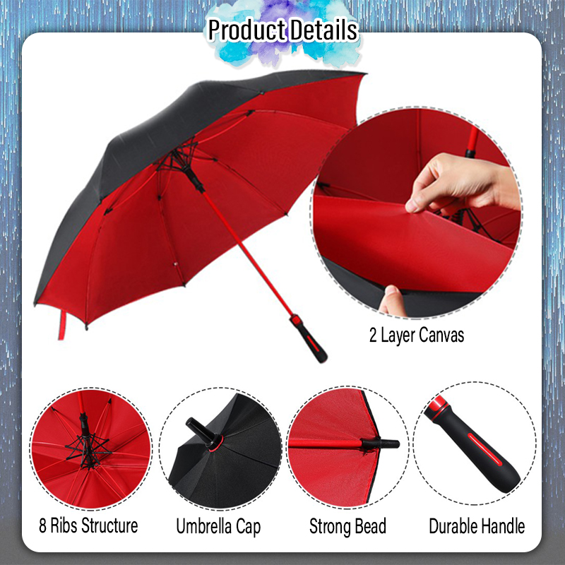 [Little B House] Extra Large Double Layer Wind Resisting Umbrella Big ...