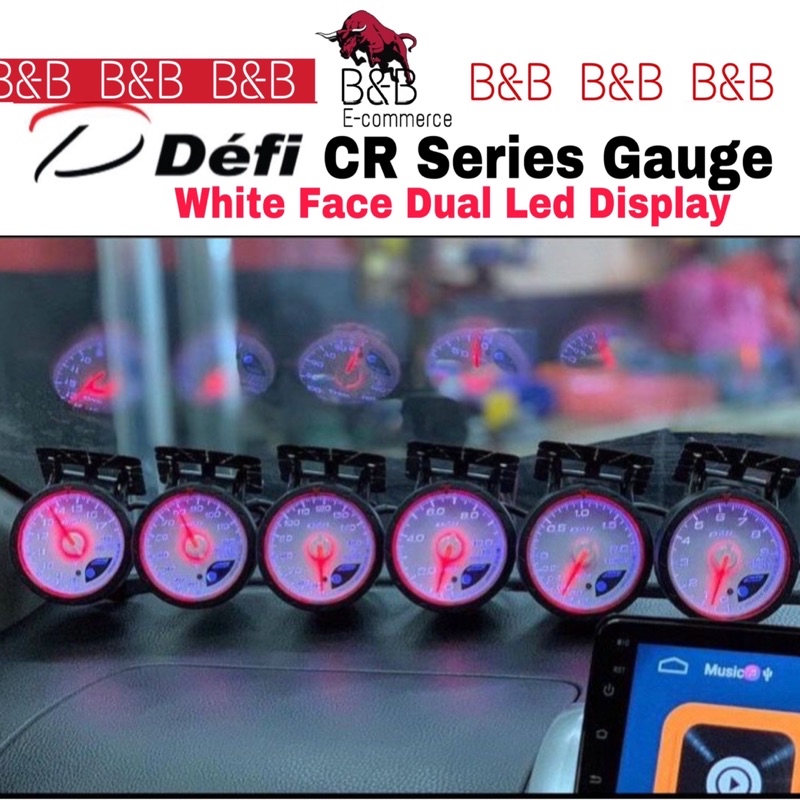 (Defi 255 Colours Advance BF) Smart Digital Meter Gauge with sensor ...