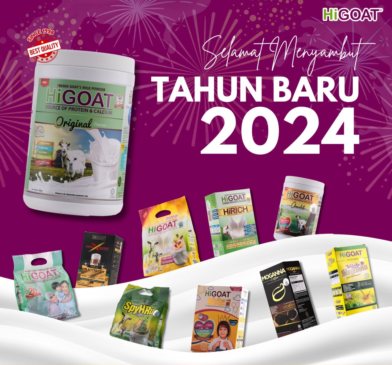 [Official Distributor ID: ST10027] Original HiGoat Hi Goat Susu Kambing ...