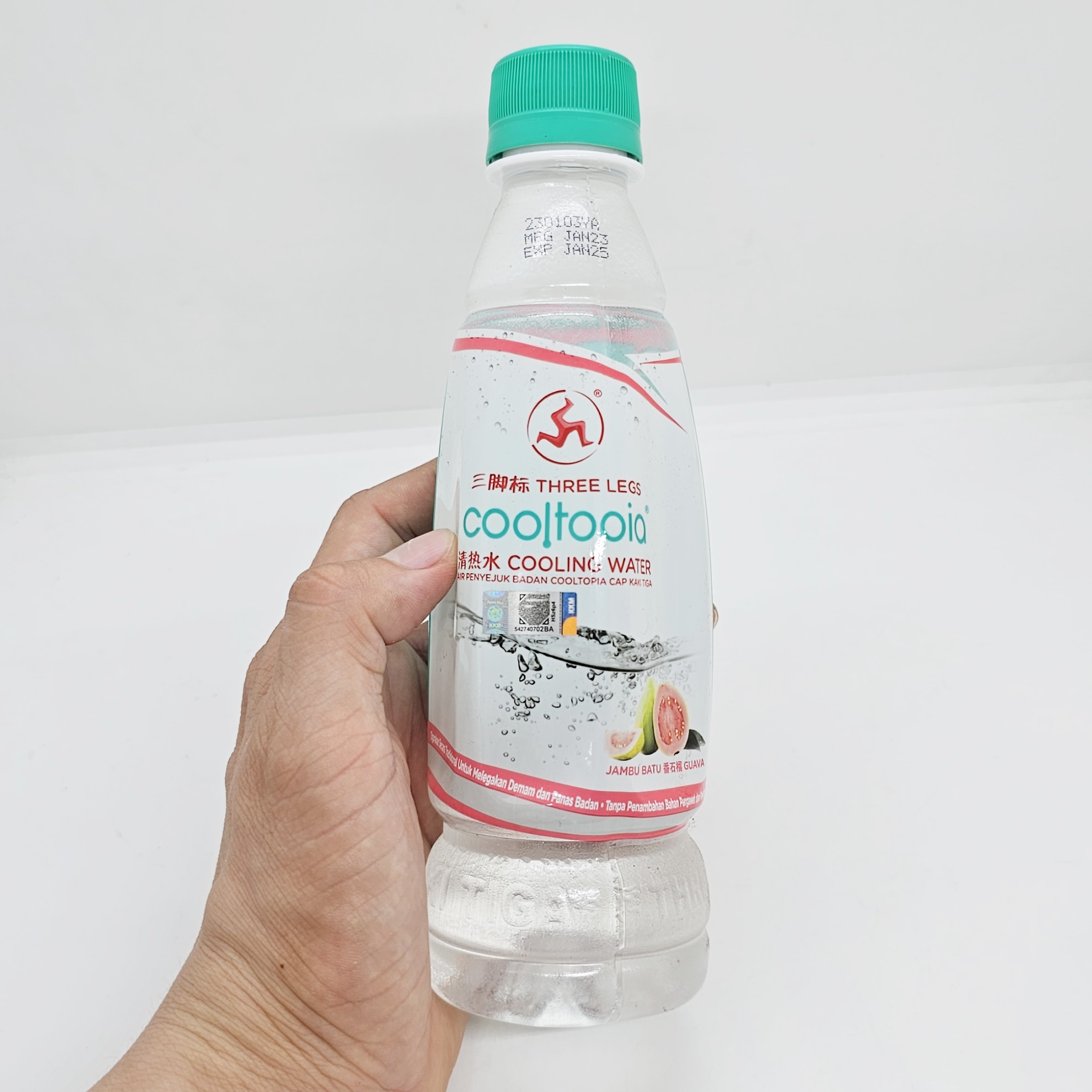 Cooltopia Cooling Water (320ml / HALAL) Limau / Laici / Guava / Peach ...