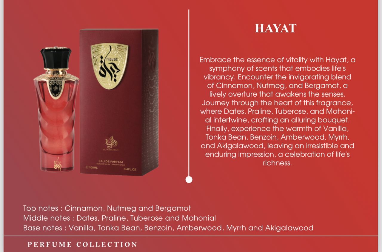 Hayat Perfume Al Wataniah Angell Perfume Hatat Sharee Wataniah EDP 100 ...