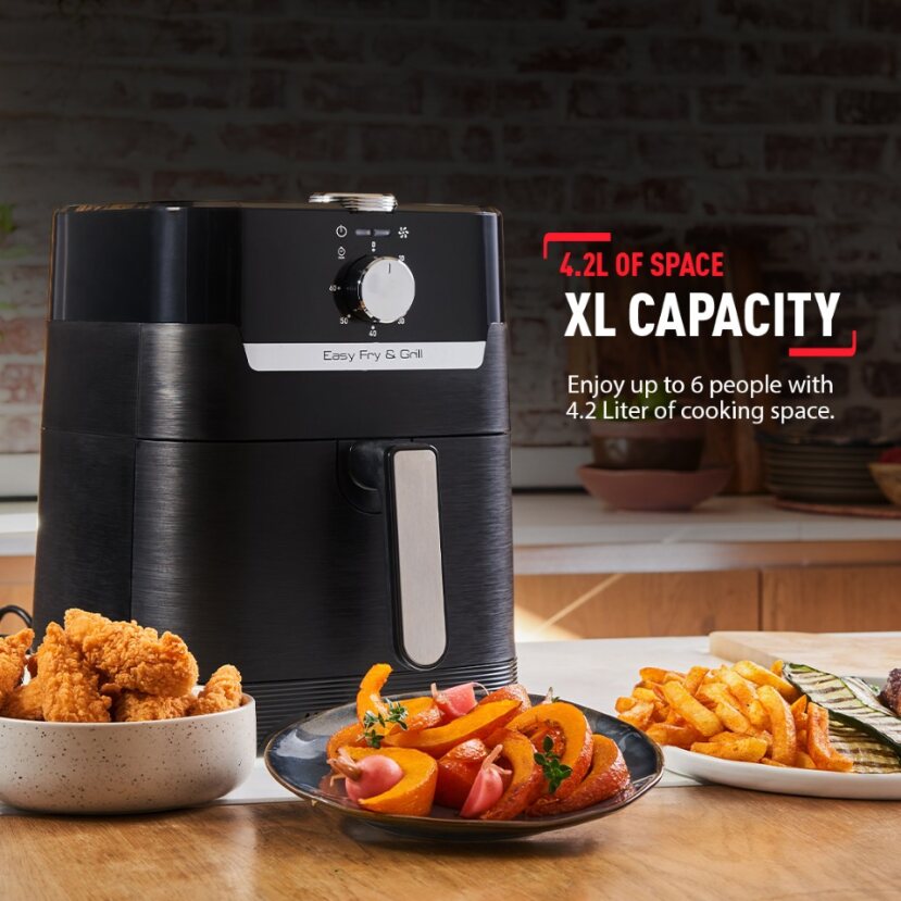 Tefal Ultra Fry Healthy Air Fryer 4.2L | EY111B40 EY111B Grill Toast ...
