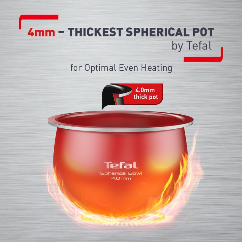 Tefal 1.8L RK776B Delirice Plus AI Smart Rice Cooker | RK776B65 ...