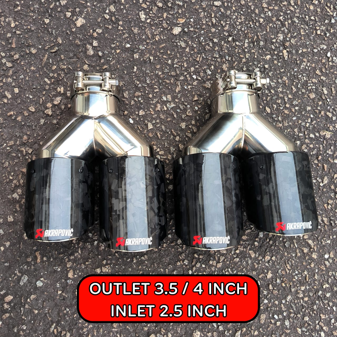 AKRAPOVIC Forged Carbon Fiber Double Twin Tip Ekzos, PNP je ️‍🔥🔥 ...