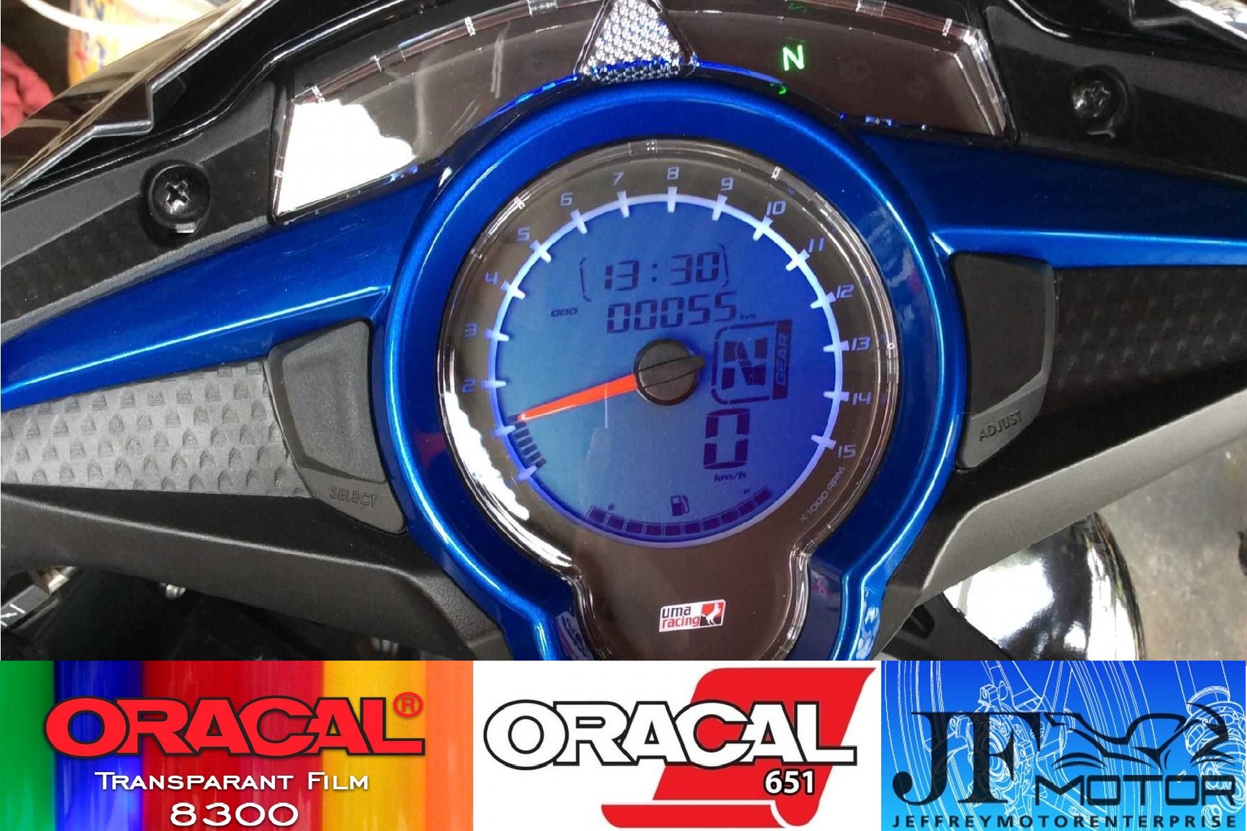 Meter Tinted Uma Racing Lc135v2 Sticker Tinted Meter Lc135 New | Shopee ...