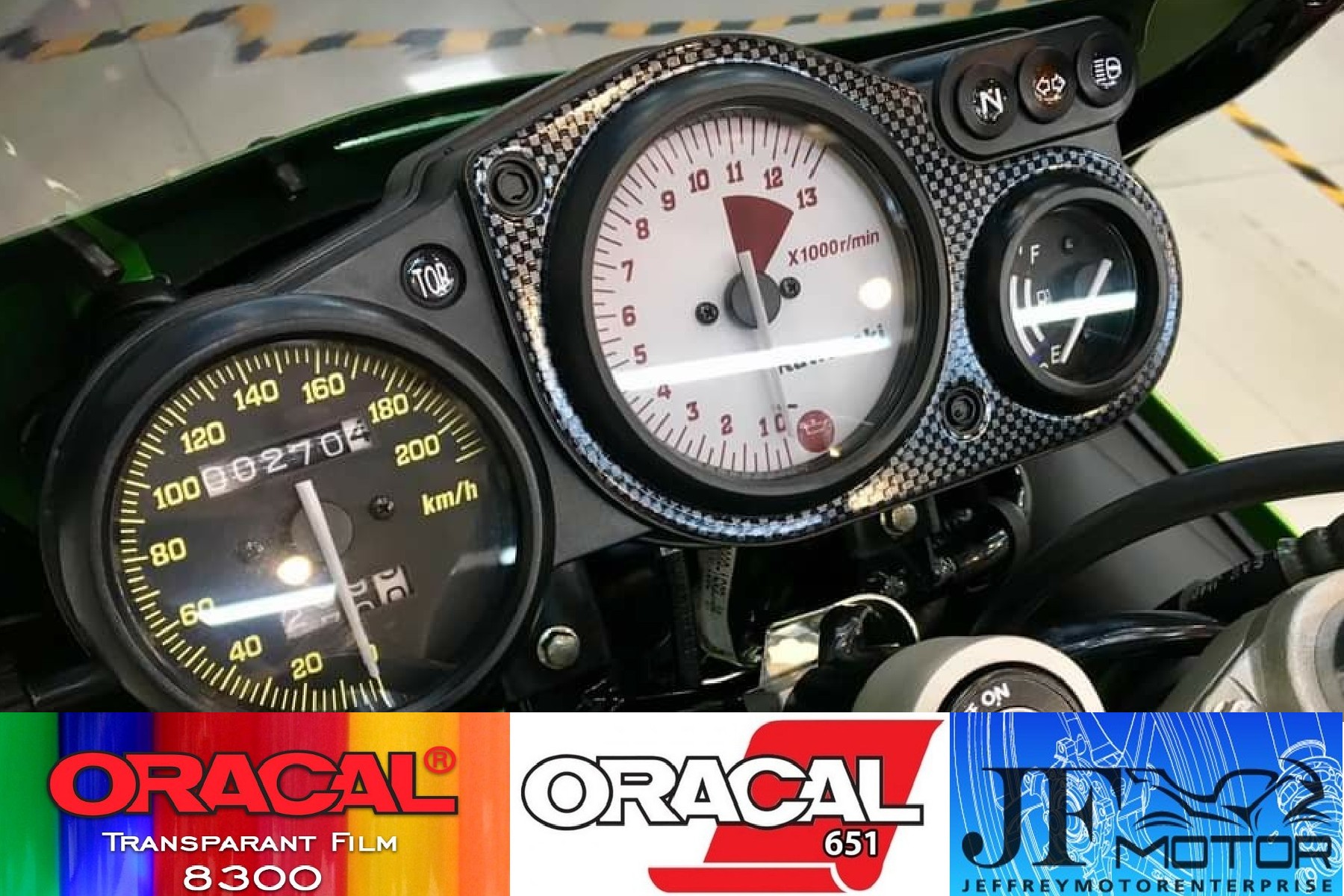 Kawasaki RR150 Meter Tinted Sticker Meter | Shopee Malaysia