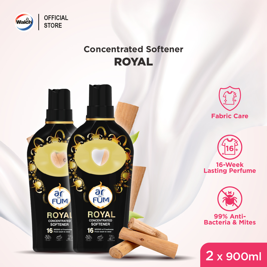 [TWIN PACK] ar FÜM Concentrated Fabric Softener Royal 900ml | Shopee ...