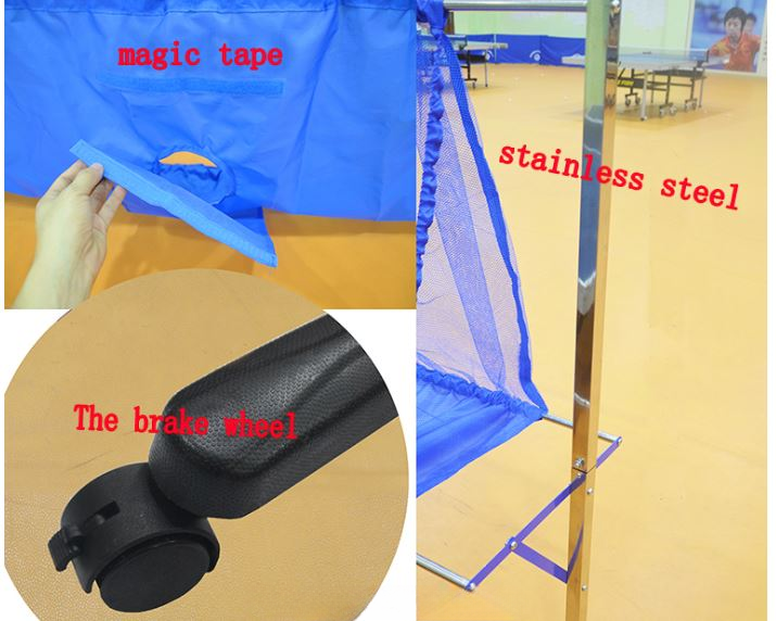 Moveable Standing Ping Pong Ball Net Collector Table Tennis Ball ...
