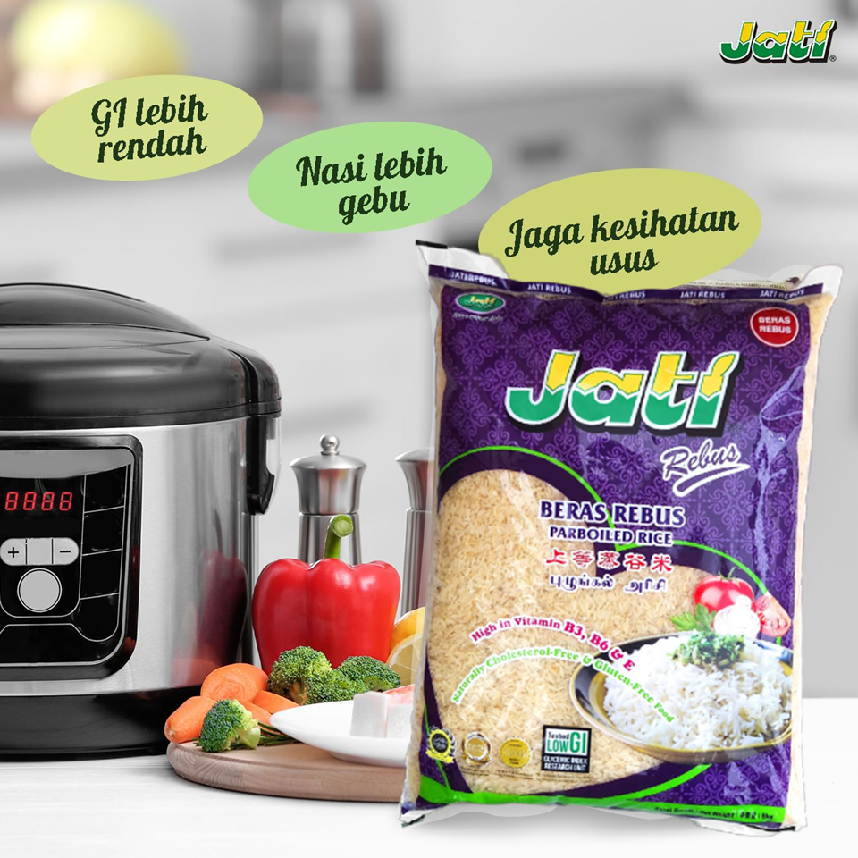Jati Rebus Parboiled Rice 5kg | Shopee Malaysia